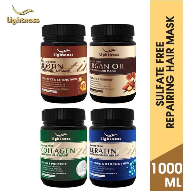 lightness Sulfate Free Repairing Hair mask 1000ml | Shopee Philippines