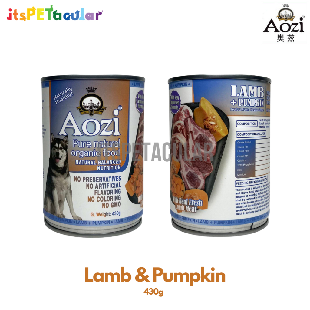 Aozi Wet Dog Food in Can 430g | Shopee Philippines