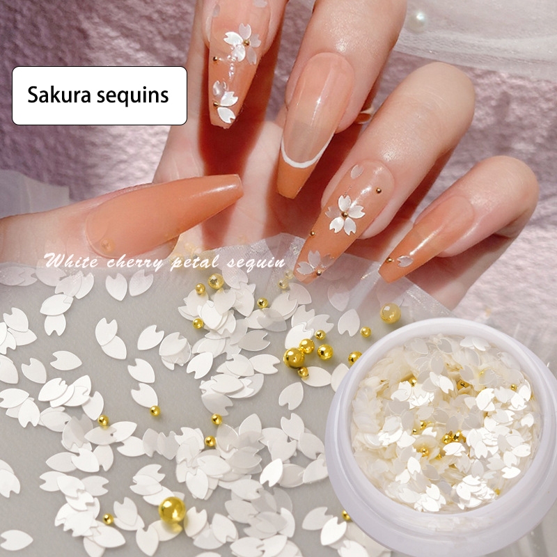 Nail Art Sakura Sequins Nail Art Mixed Beads Nail Art Accessories ...