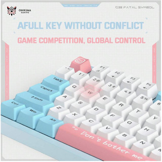 Onikuma G38 Wired USB Mechanical Keyboard 98 Keys Gamer For PC Laptop ...