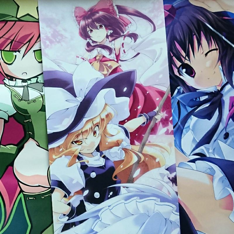 Touhou Project Long Posters set 4 (Marisa & Reimu etc) - Official anime ...