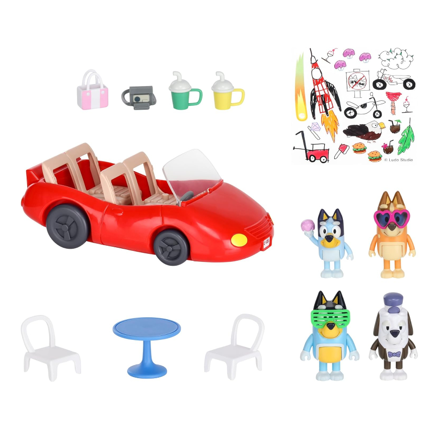 Bluey Vehicle and 4 Figure Pack | Shopee Philippines
