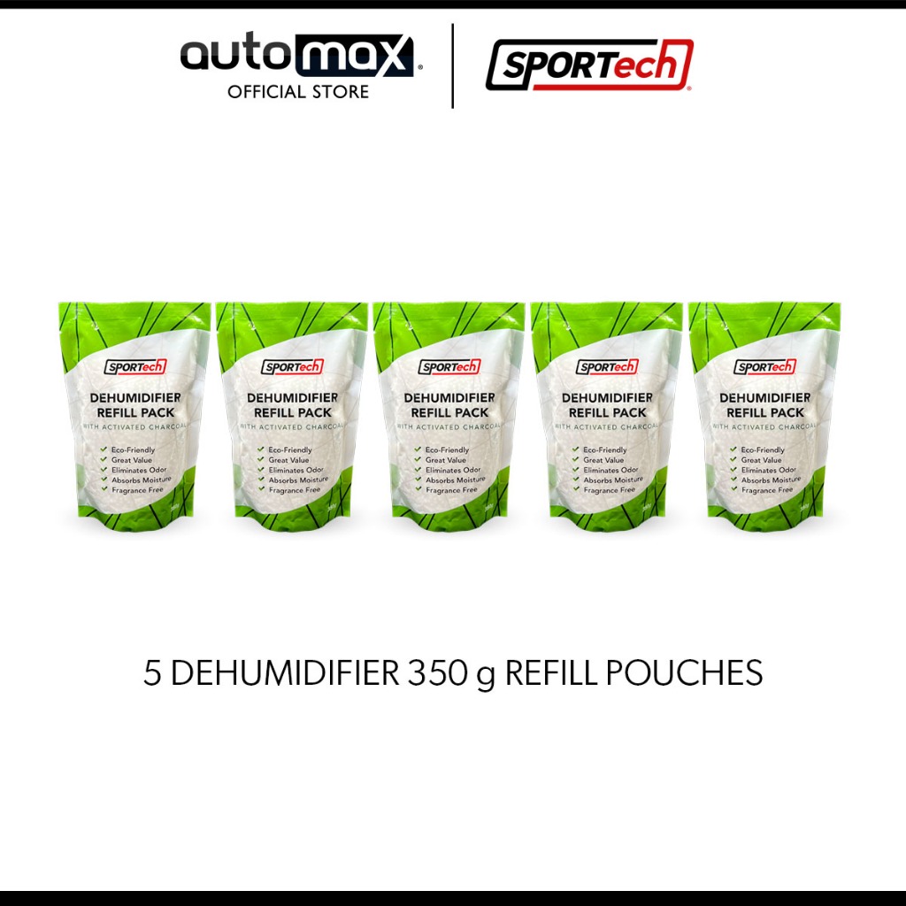 SPORTech Refillable Dehumidifier Activated Charcoal Eliminate Odor ...
