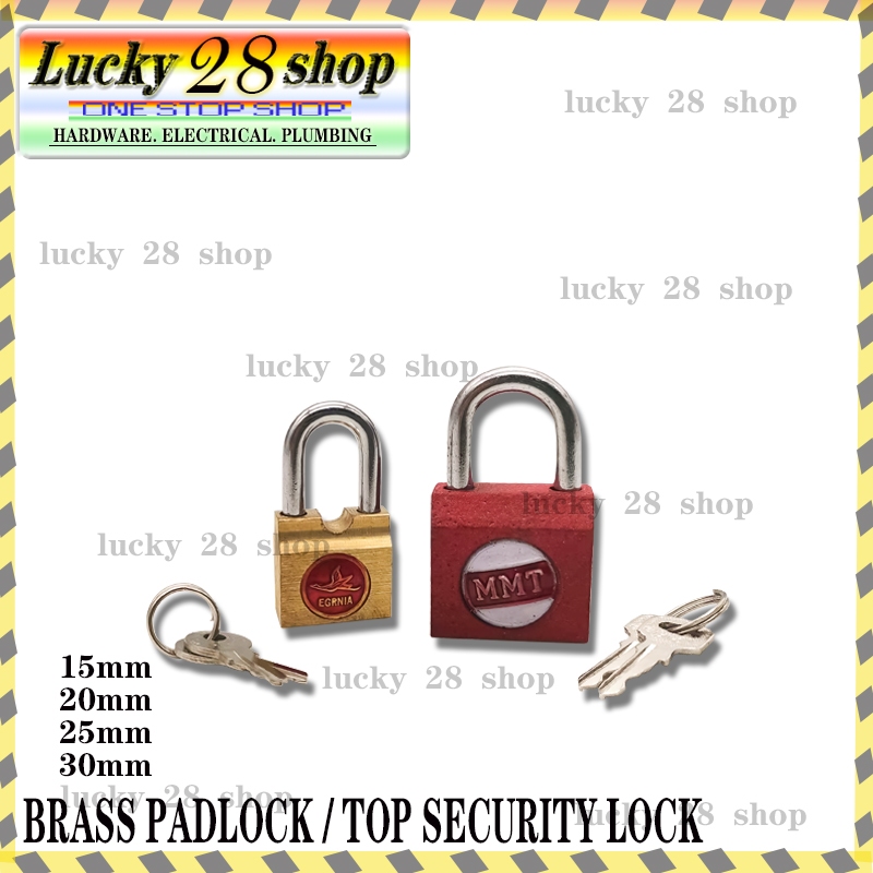 Cabin Colored Padlock w/ 2 Keys ( Green / Red / Black ) | Shopee ...