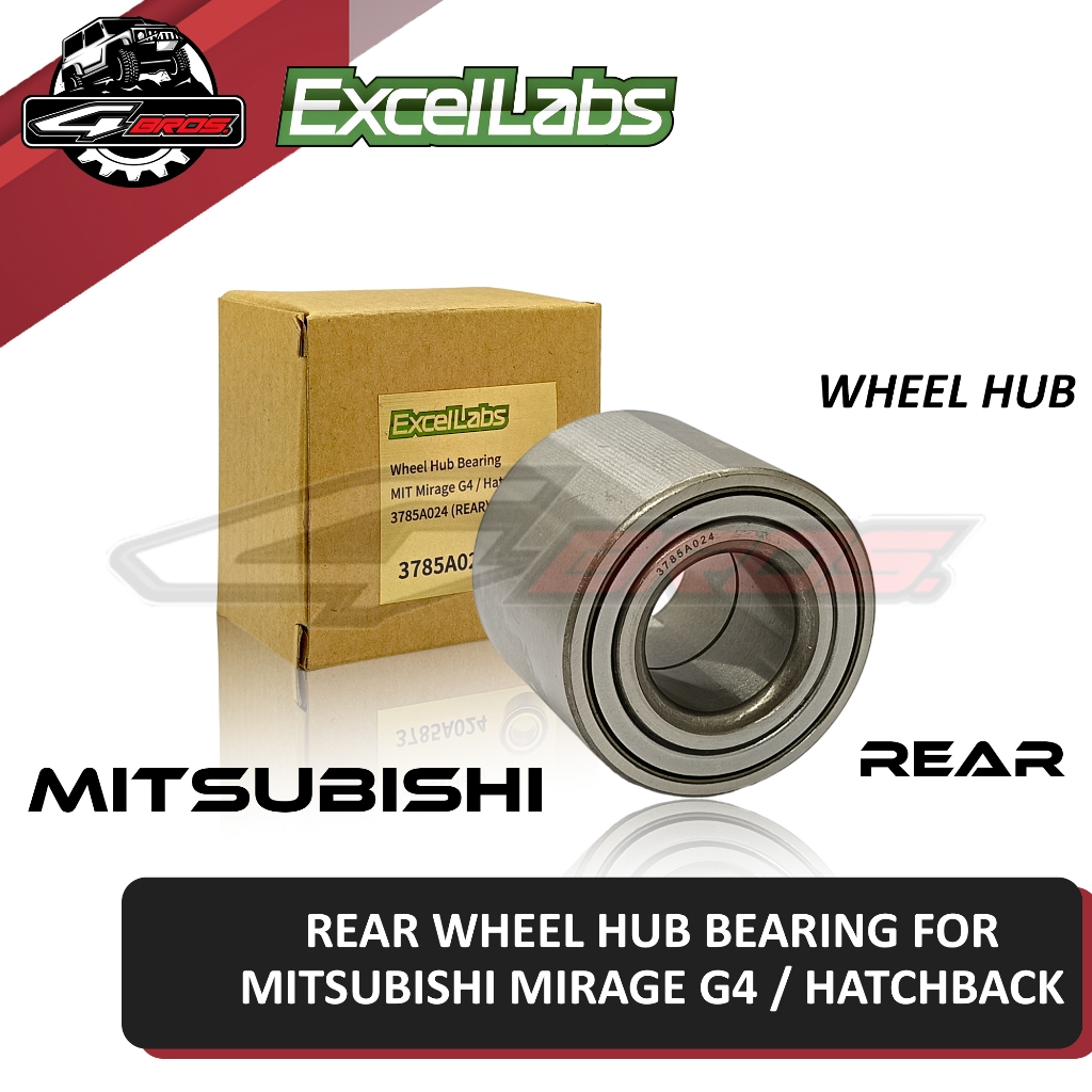 Excellabs Rear Wheel Hub Bearing (3785A024) for Mitsubishi Mirage G4 ...