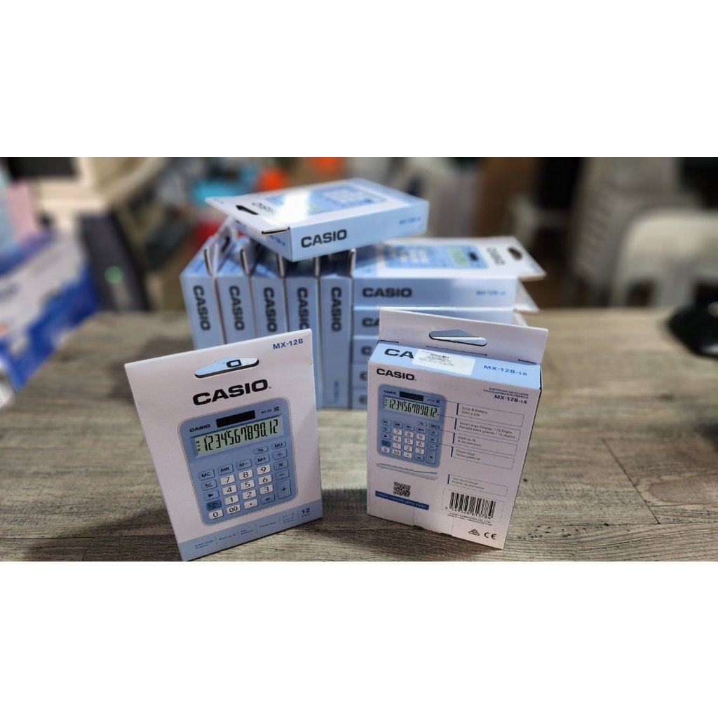 Authentic Brand New Casio MX-12B Mini Desk Type Calculator MX12 MX-12 ...