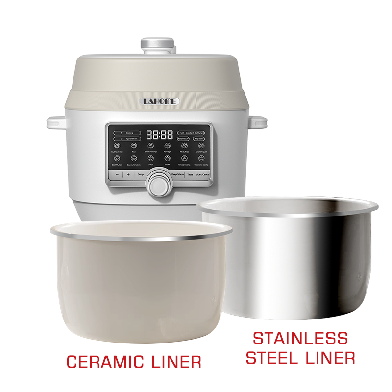 LAHOME 5L Electric Pressure Cooker Non-stick Multifunctional Cooker ...