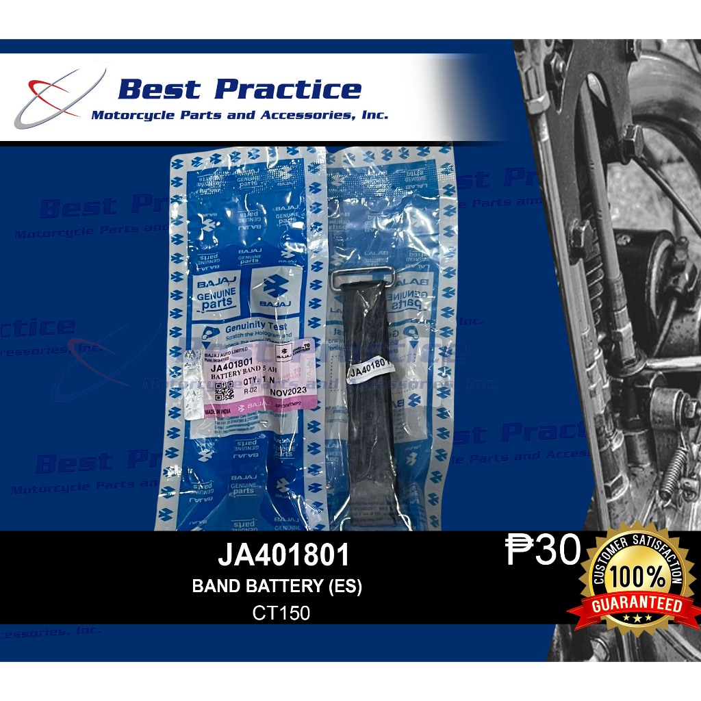 Bajaj BATTERY BAND Rouser 135 Boxer CT150 Genuine JA401801 | Shopee ...