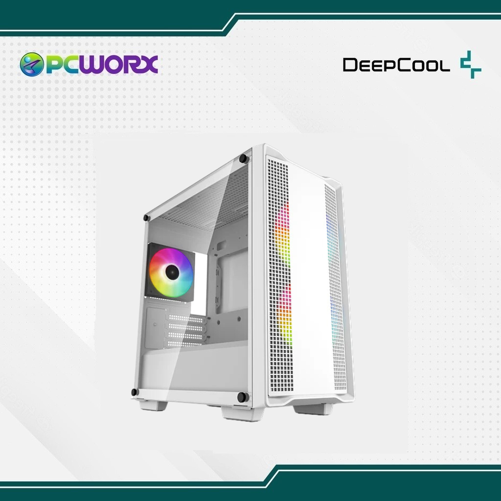 DEEPCOOL R-CC360-WHAPM3-G-1 WH ARGB All-White Micro-ATX Case | Shopee ...