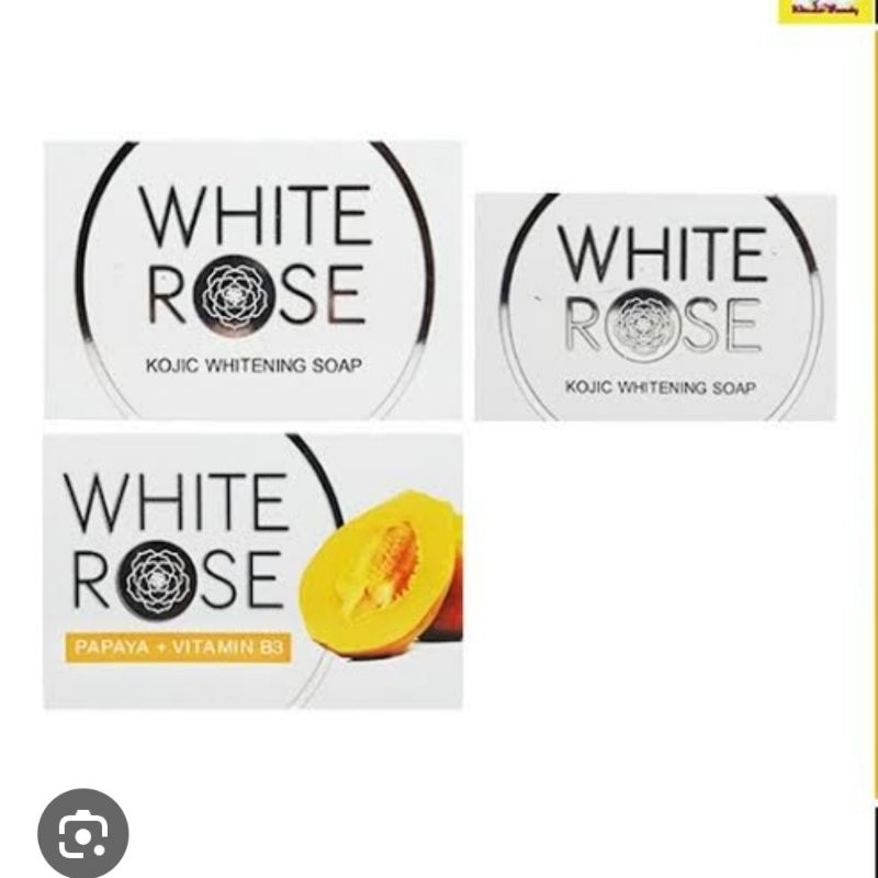 White Rose Papaya Soap 120g | Shopee Philippines
