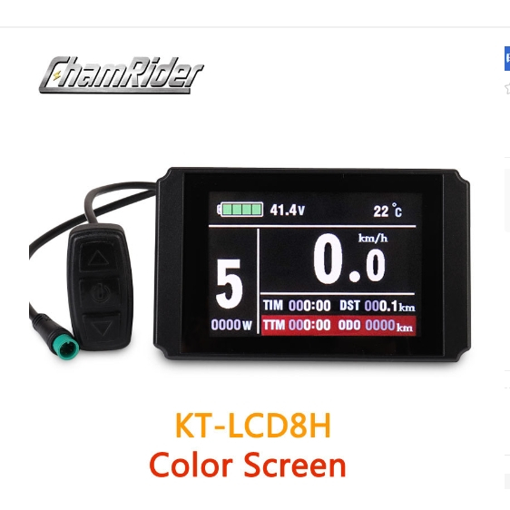 Electric bicycle LCD display instrument 24V36V48V LCD8 ebike Display ...
