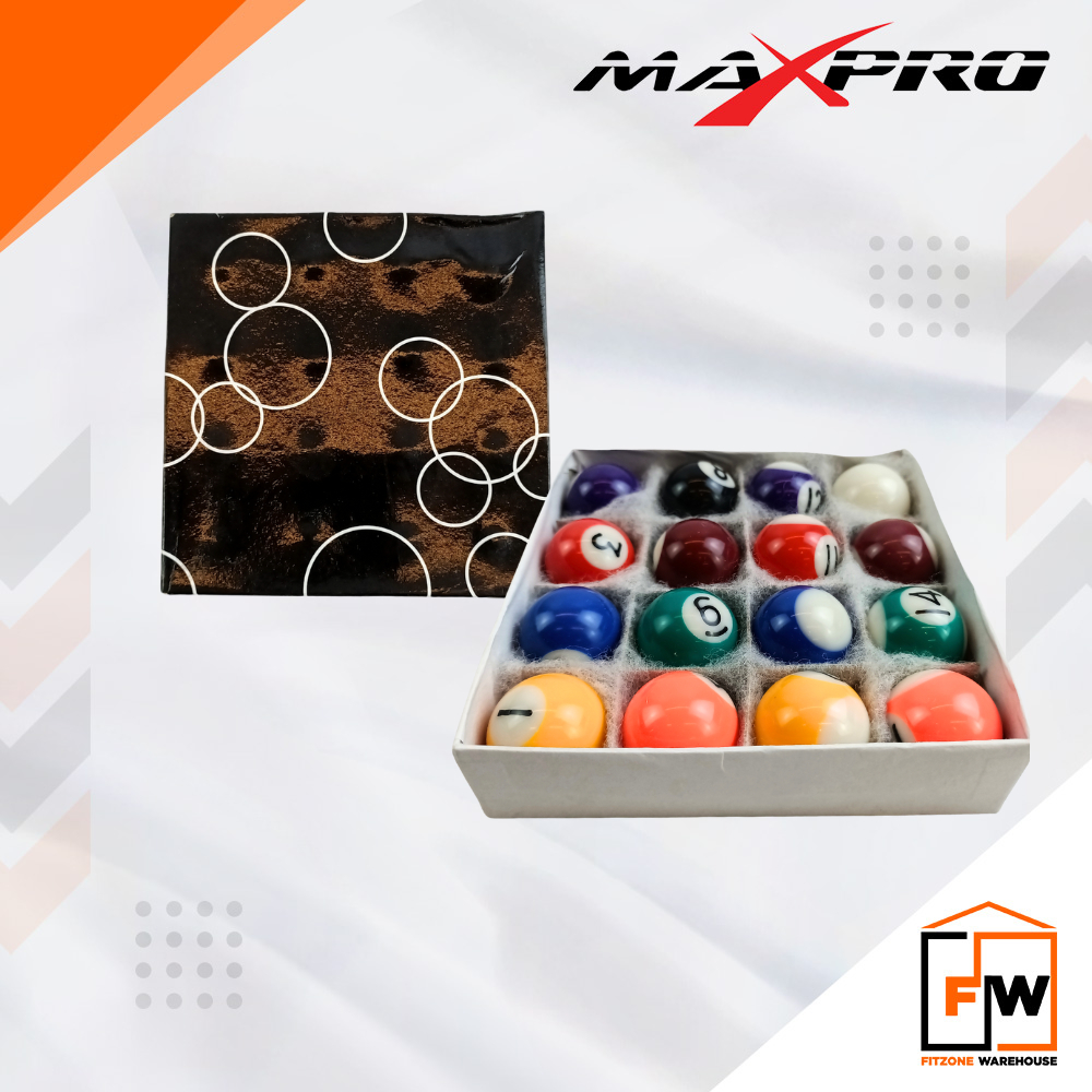 Maxpro Billiard Balls Set 1 Inch | Shopee Philippines