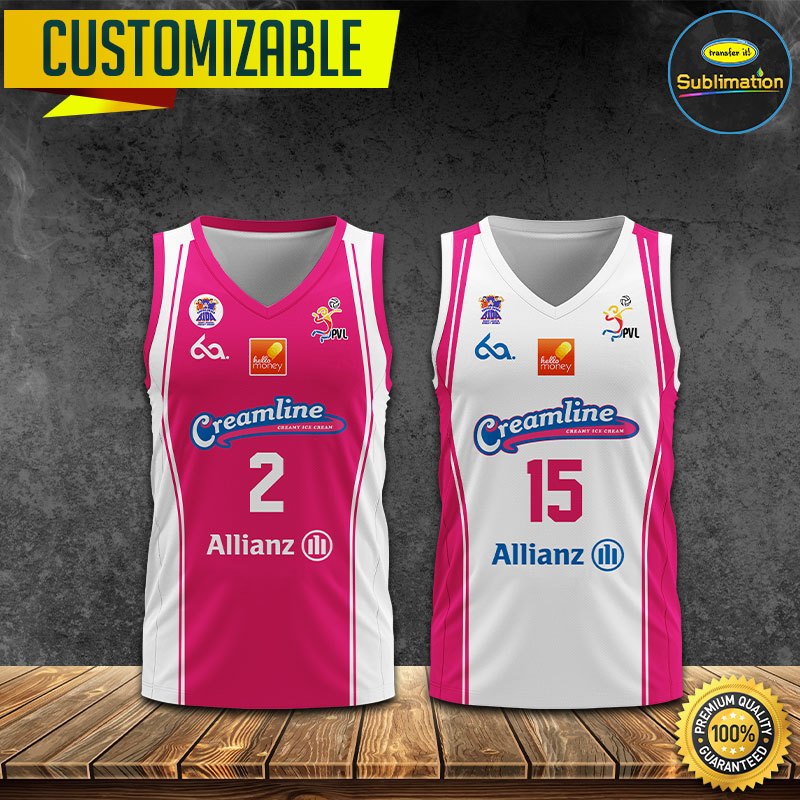 Transfer it Full Sublimation Customizable C R E A M L I N E Jersey ...