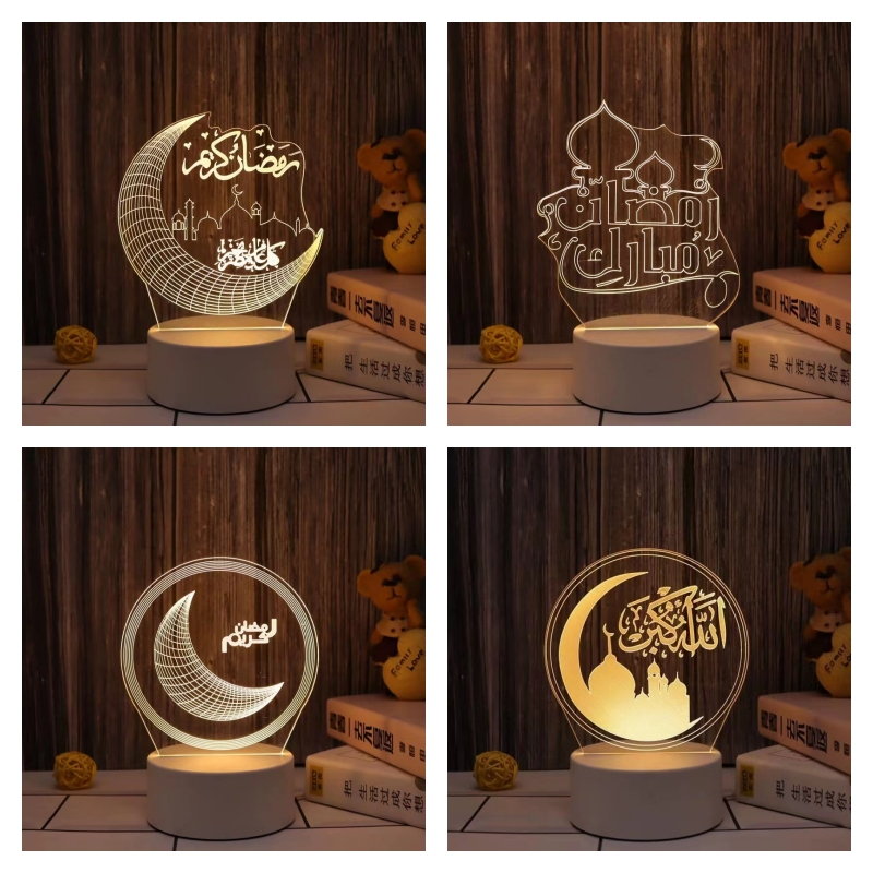 HCparty Top Selling USB Creative Light 3D LED Display Light Acrylic ...