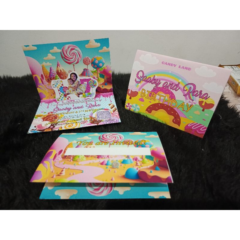 CANDY LAND POP UP INVITATION | Shopee Philippines