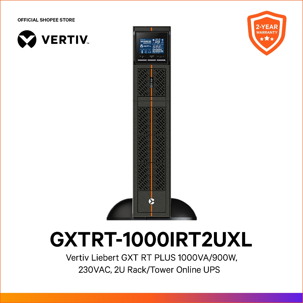 Vertiv™ Liebert® GXT RT PLUS 1000VA/900W, 230VAC, 2U Rack/Tower Online UPS | Shopee Philippines