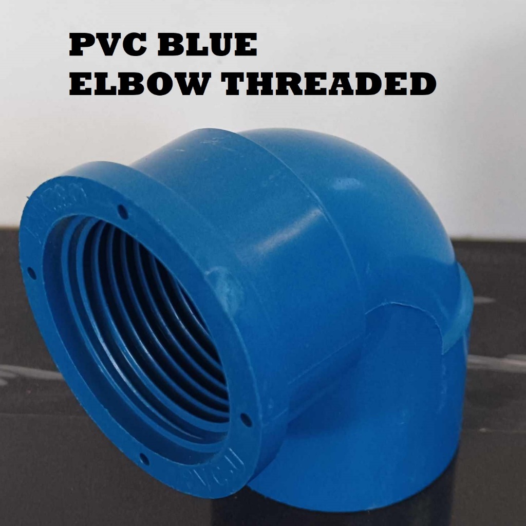PVC BLUE ELBOW WITH THREAD SIZES 1/2"(20MM) ; 3/4"(25MM) ; 1"(32MM) | WATERLINE FITTINGS ...