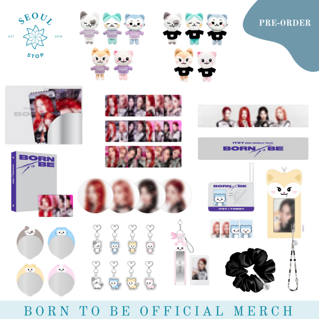 [ON-HAND] ITZY 2ND WORLD TOUR BORN TO BE IN SEOUL - OFFICIAL MD/MERCH W ...