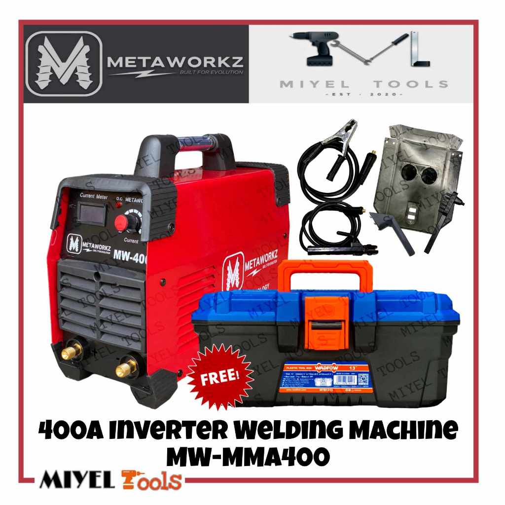 METAWORKZ 400A Inverter Welding Machine MW-MMA400 with FREE ToolBox 13 ...