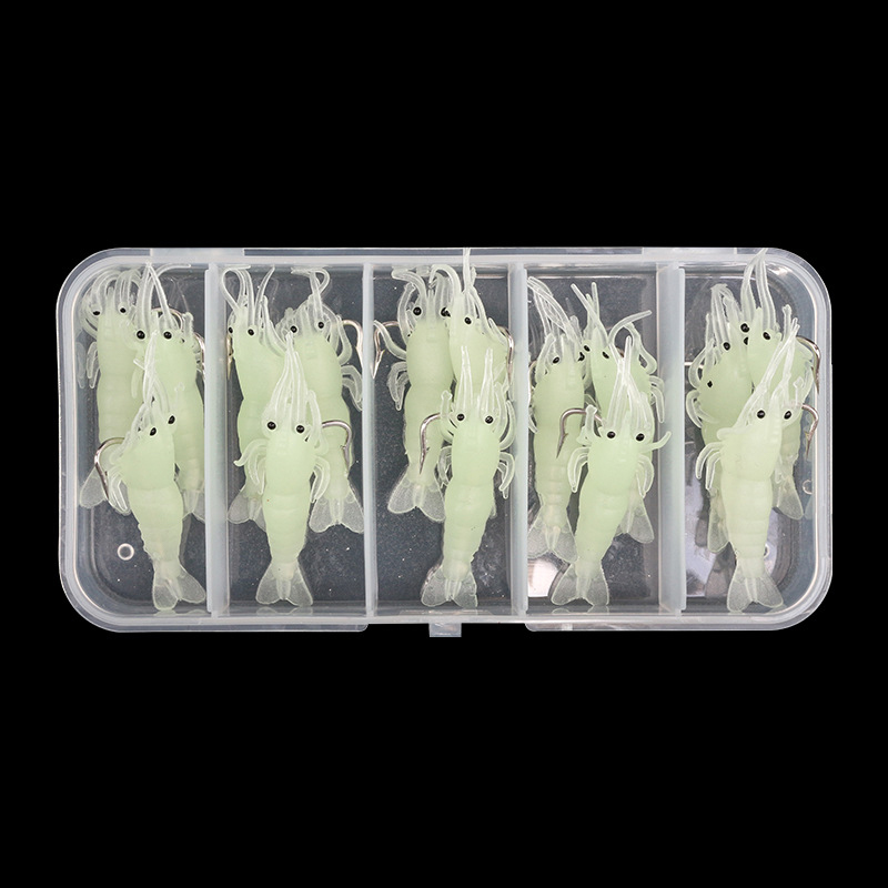 15Pcs SUKE Soft Fishing Lure with Hook | Shopee Philippines