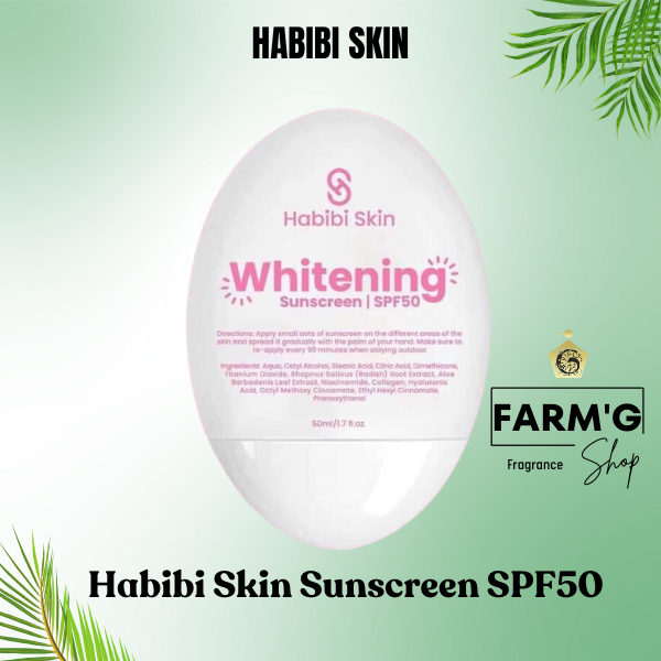 Habibi Skin Whitening Sunscreen SPF50 50g by Habibi Skin Essentials ...