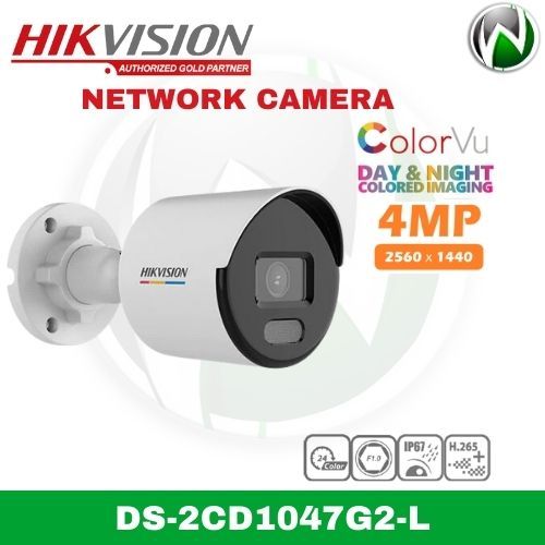 Hikvision IP Camera Colorvu 4MP | Network Camera w/out Audio | Shopee ...