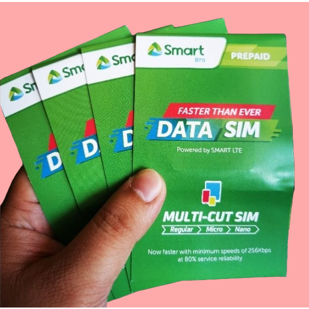 Smart Bro Prepaid DATA SIM with UNLI data 15 days (for Smartphone, Tablet, Modem, Pocket WiFi ...