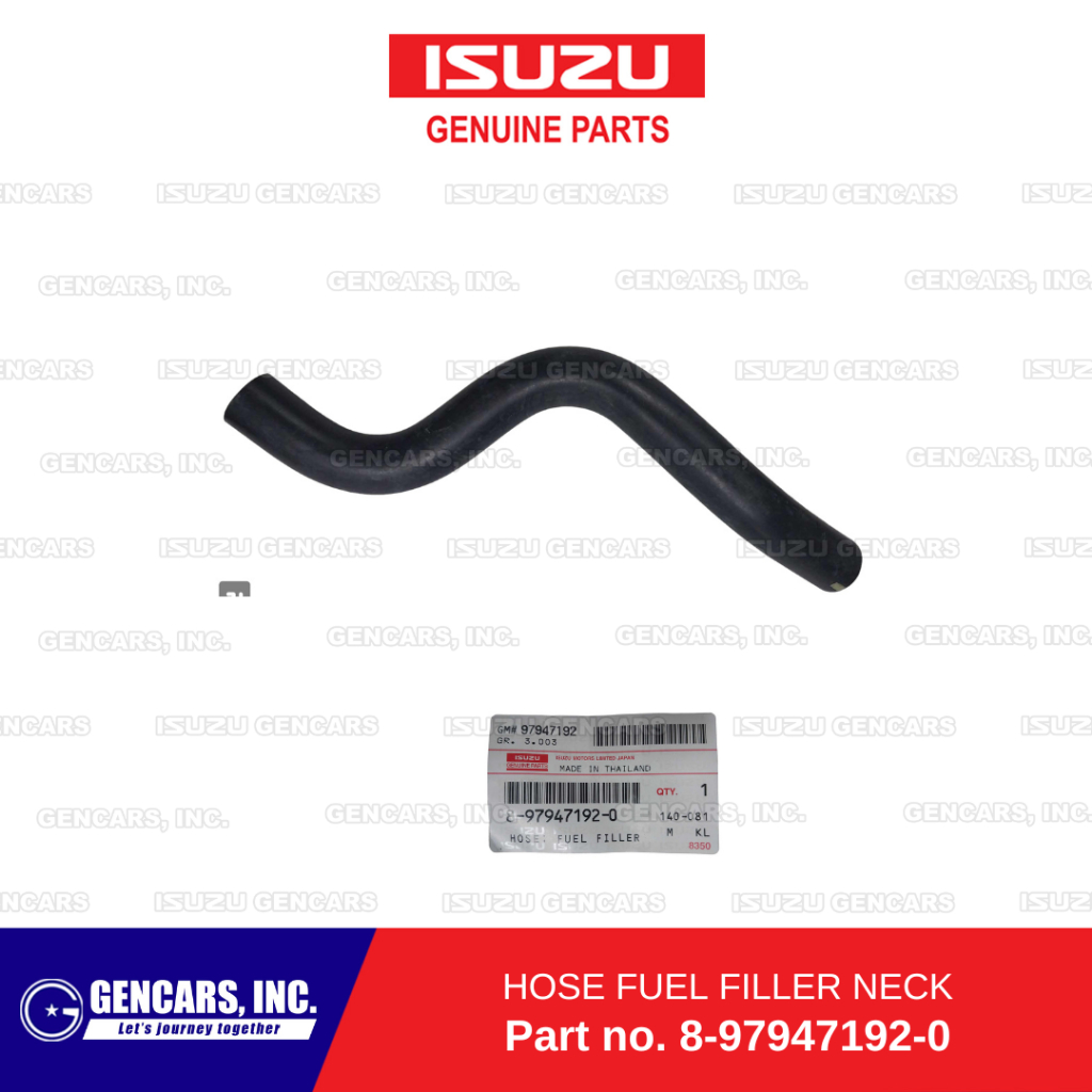 Isuzu Hose Fuel Filler Neck for Dmax 2015-2019 (8979471920) (Genuine ...
