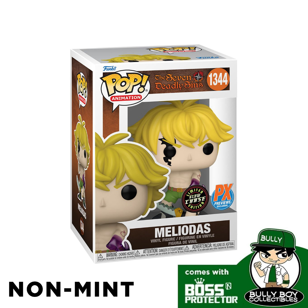 Funko POP! Animation: Seven Deadly Sins Meliodas GiTD CHASE (PX) 1344 ...