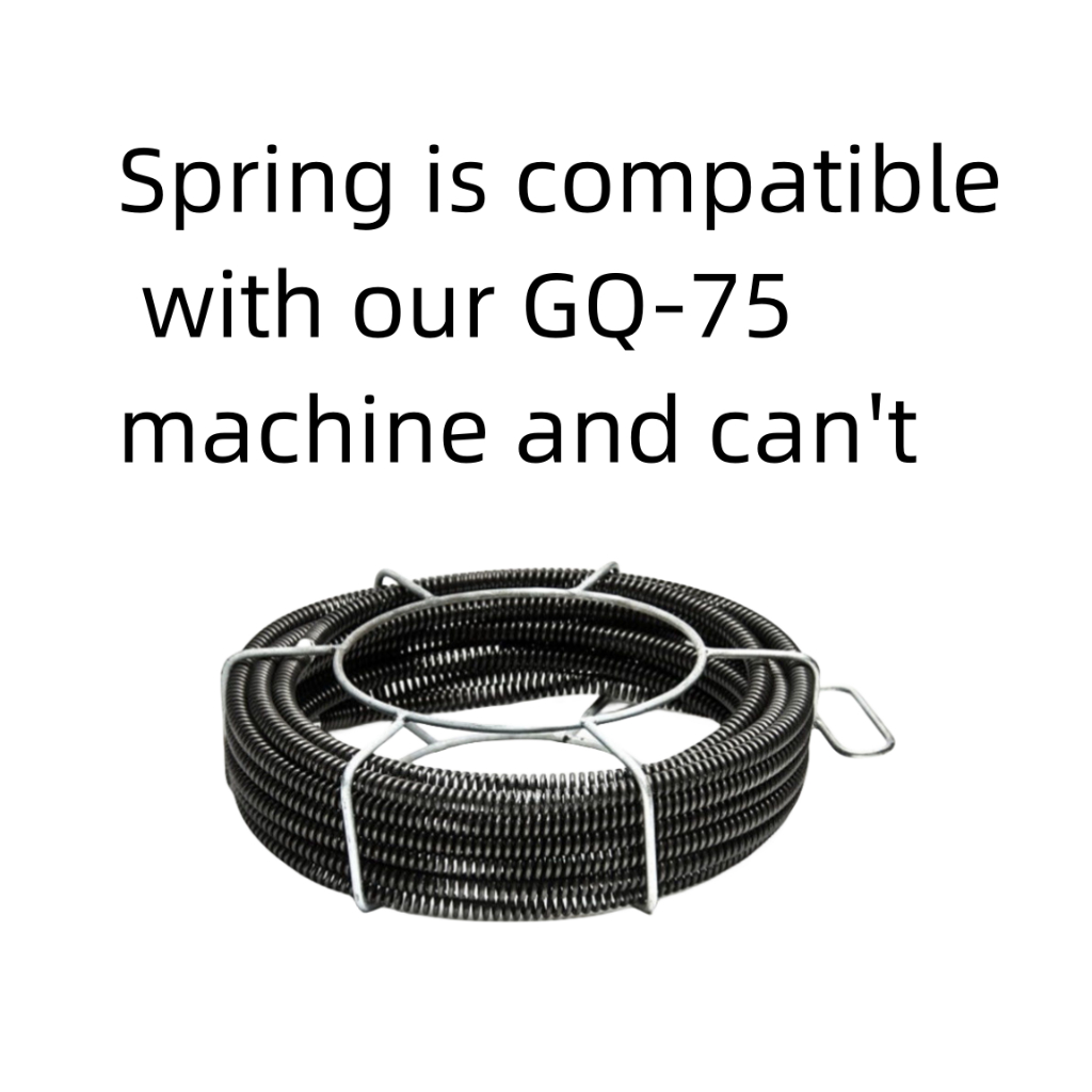 GQ-75 drainage pipe declogger sewer declogger drain snake clog remover ...