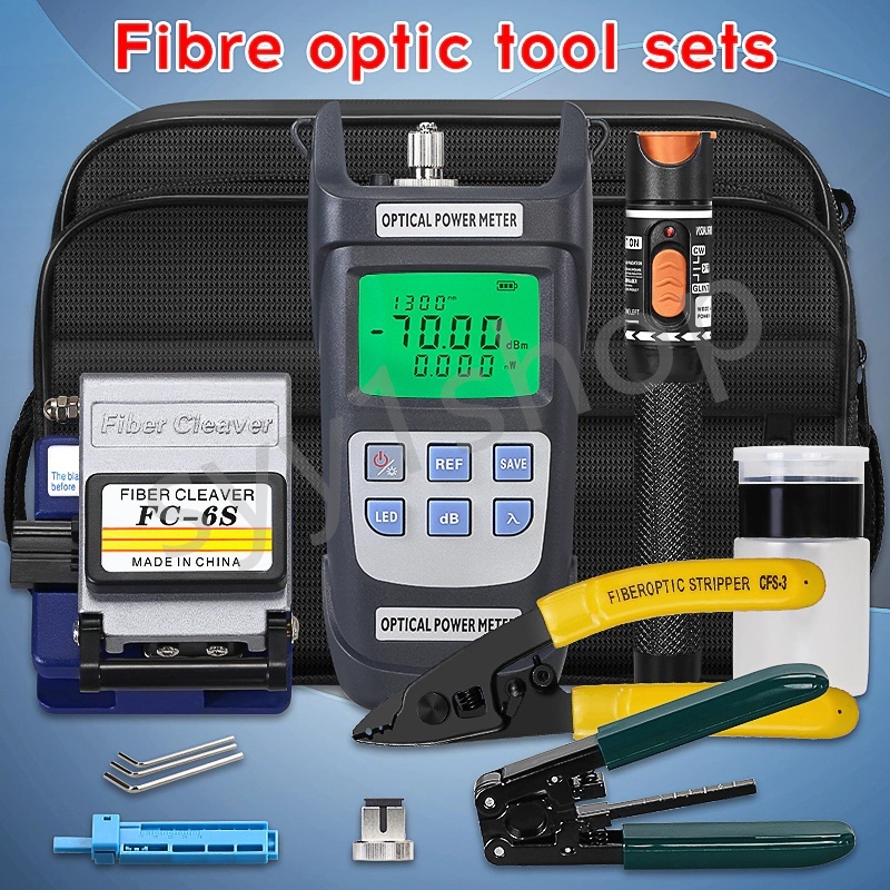 COMPTYCO AUA-Y710A OPTICAL FIBER TOOL KIT POWER METER VISUAL FAULT ...