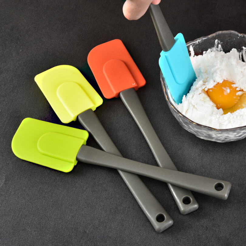 Silicone Rubber Spatula for Mixing (Butter, Powder, Guacamole) | Shopee ...