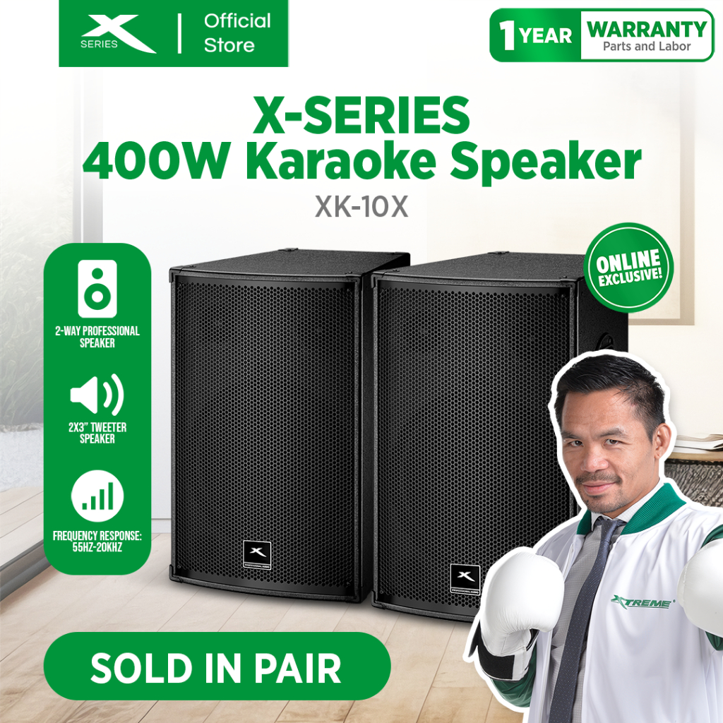 X-SERIES 400W Speaker set 55Hz-20kHz Response Sensitivity 90 dB 2x3 ...