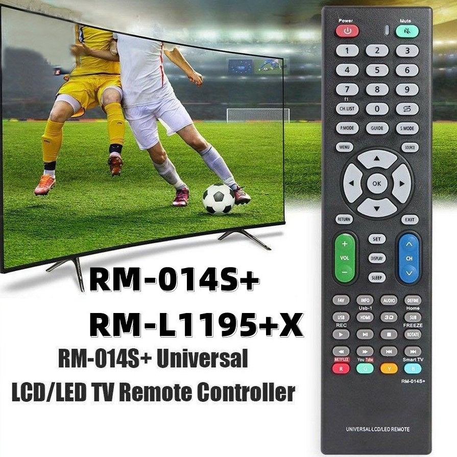 RM-014S+ Universal Remote control Suitable for LED / LCD TV Smart Television LED tv Home ...