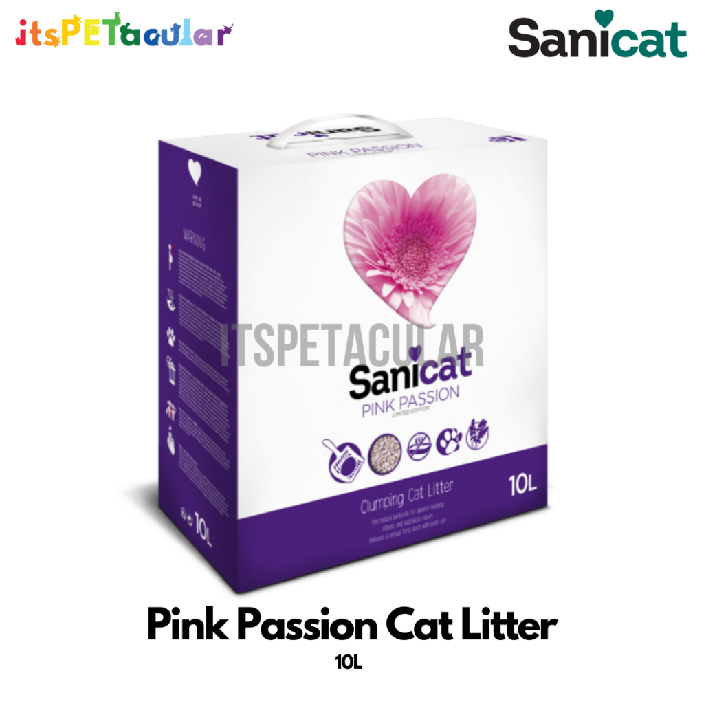 Sanicat Pink Passion Cat Litter 10L | Shopee Philippines