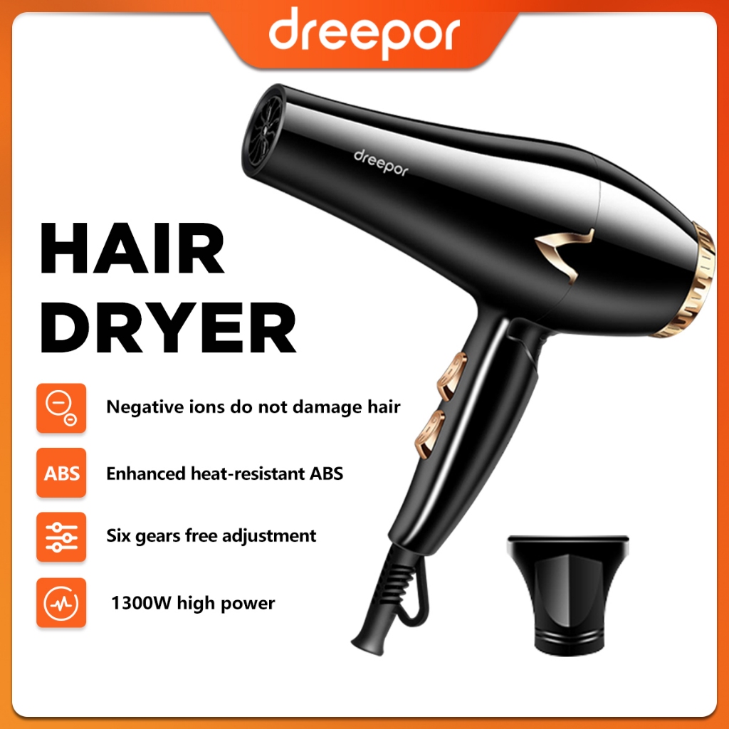 Dreepor Electric Hair Blower Professional Blower Hair Dryer Hair Care ...