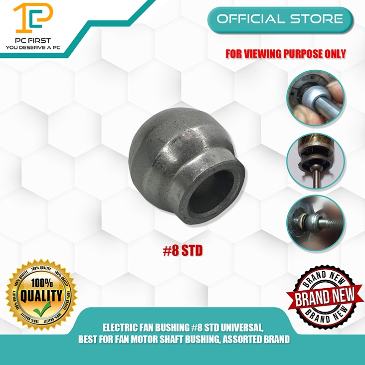 ELECTRIC FAN BUSHING #8 STD UNIVERSAL, BEST FOR FAN MOTOR SHAFT BUSHING ...