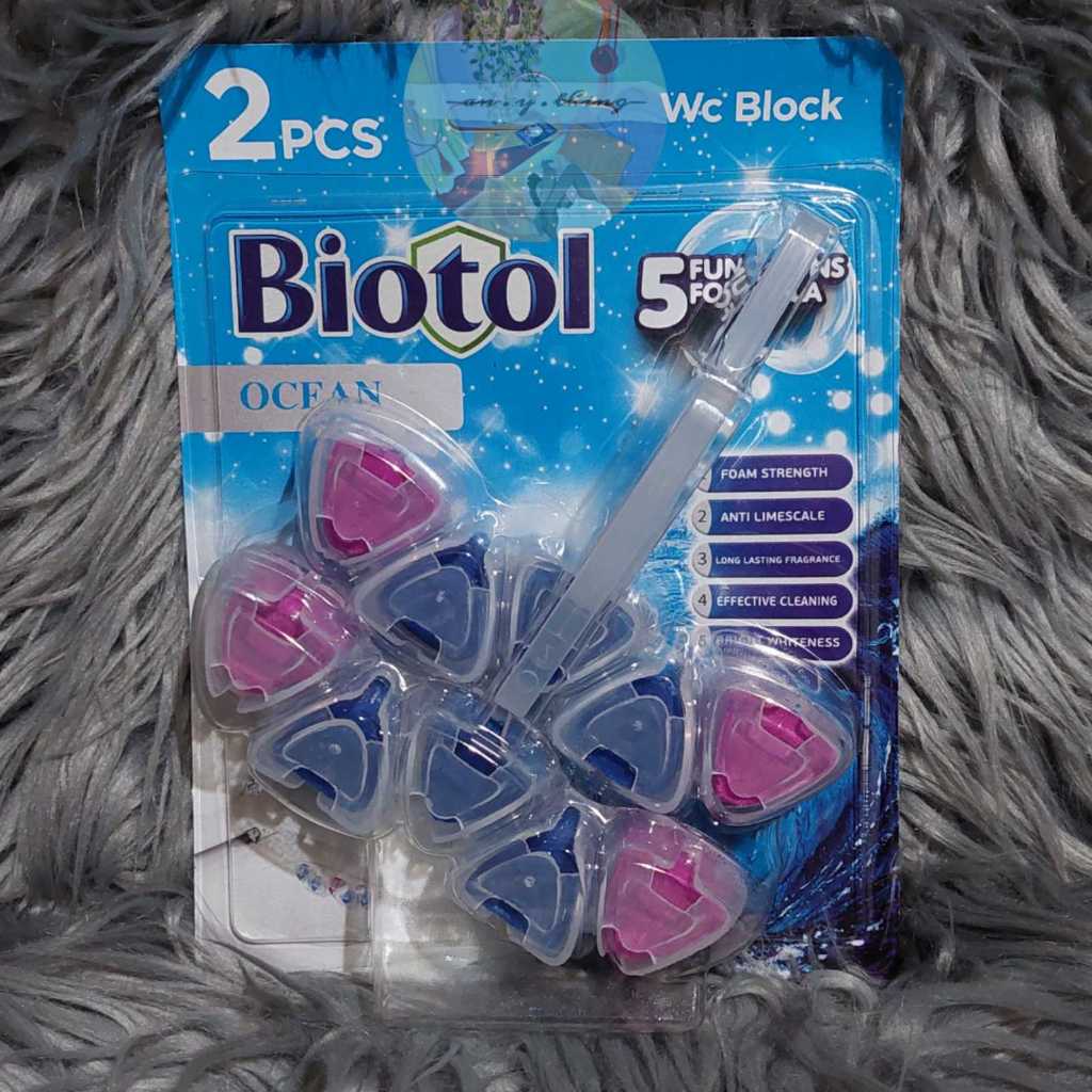 BIOTOL TOILET BLOCKS-OCEAN SCENT SET OF 2 (BB: MARCH2026) | Shopee ...