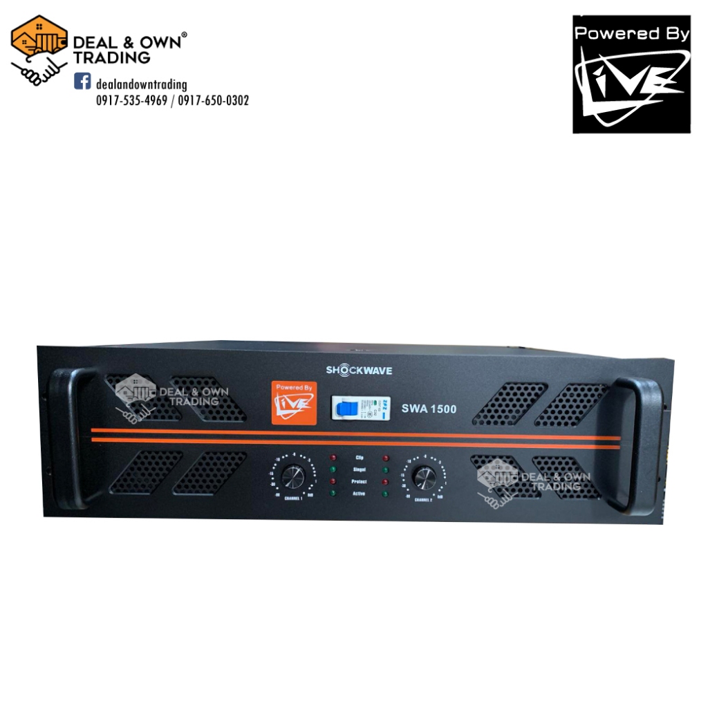 Live Shockwave SWA-1500 Powered Amplifier | Shopee Philippines