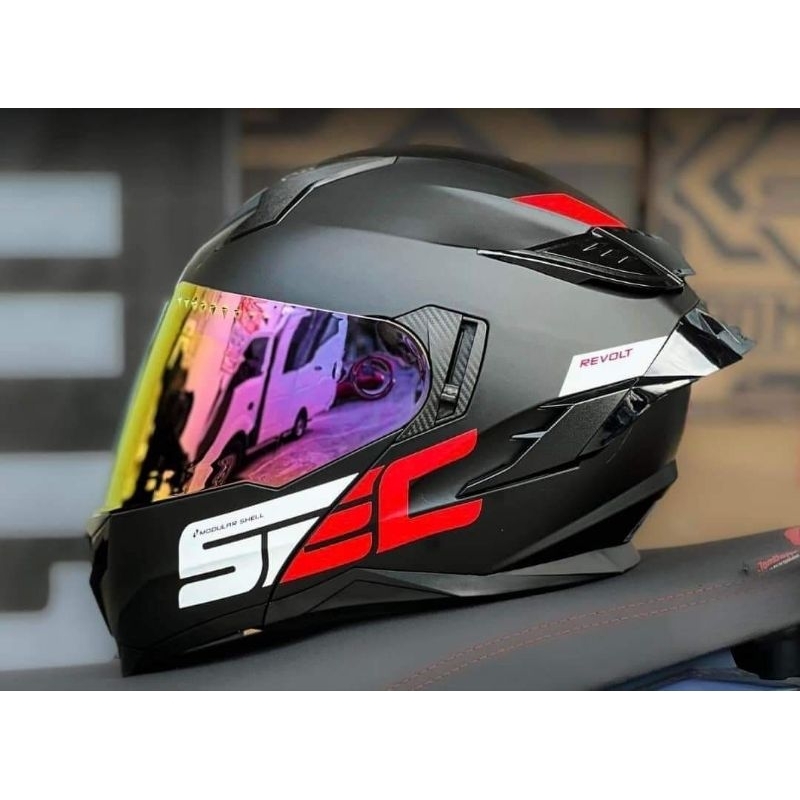 SEC MODULAR HELMETS FOR MOTORCYCLE | Shopee Philippines