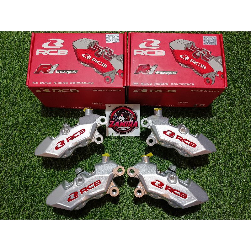 RCB 4 pot Brake Caliper R1 series for Yamaha / Honda | Shopee Philippines