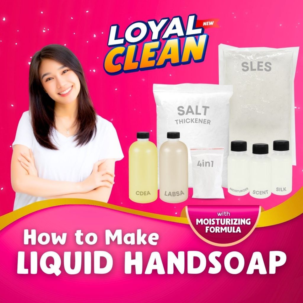 LoyalClean Premium Liquid Hand Soap Kit 17L Yield DIY Scented Hand Wash ...