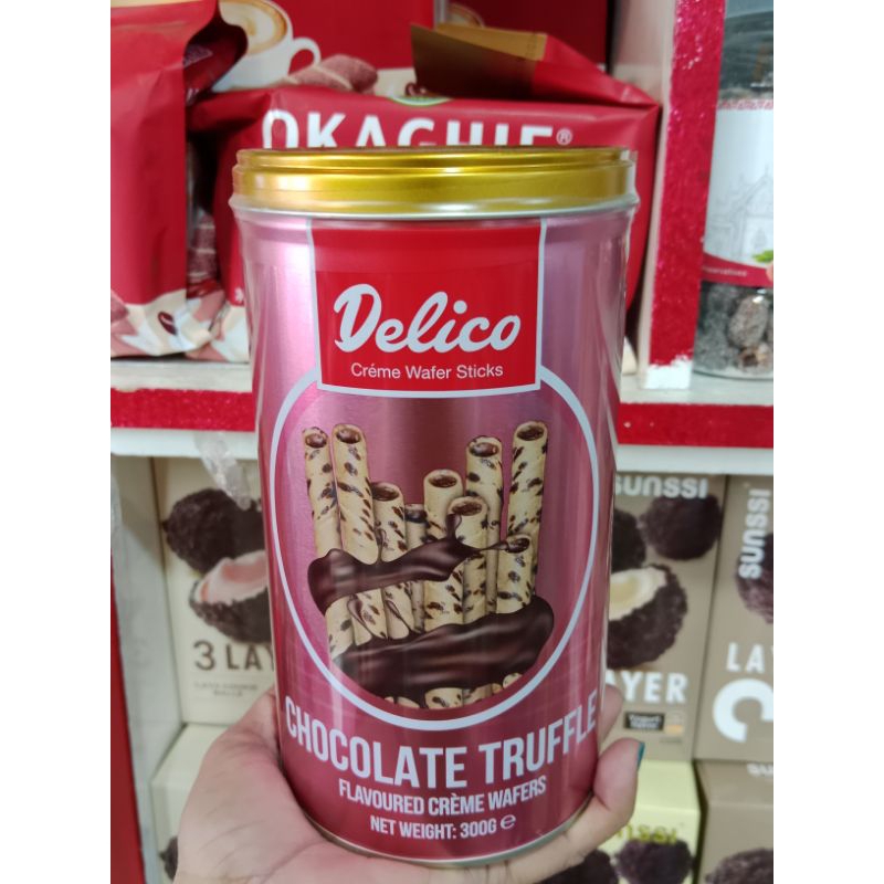 Delico Créme Wafer Sticks Chocolate Truffle | Shopee Philippines
