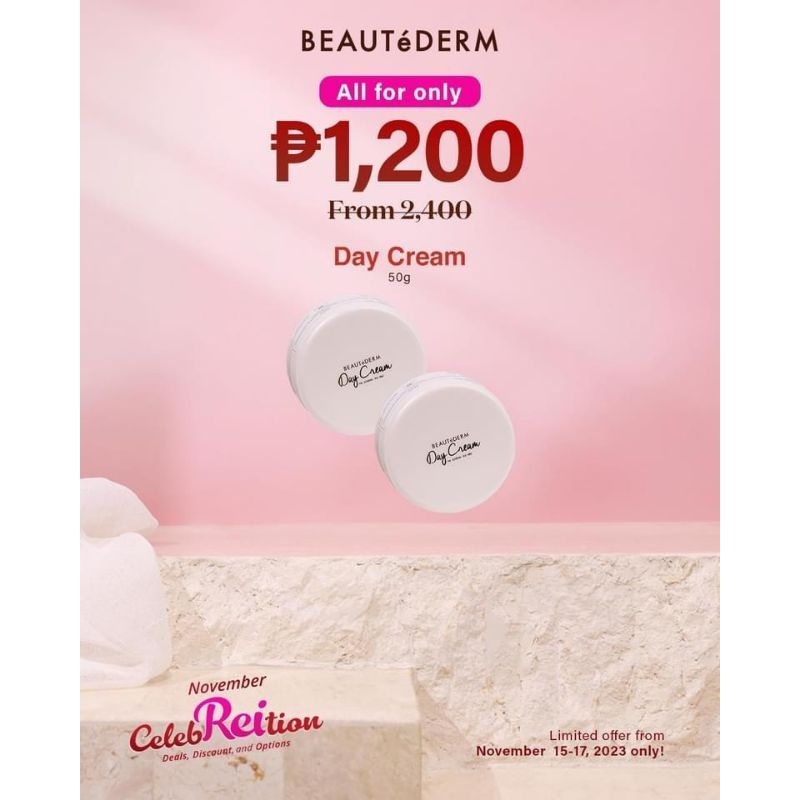 Beautederm Day Cream 50g PROMO | Shopee Philippines