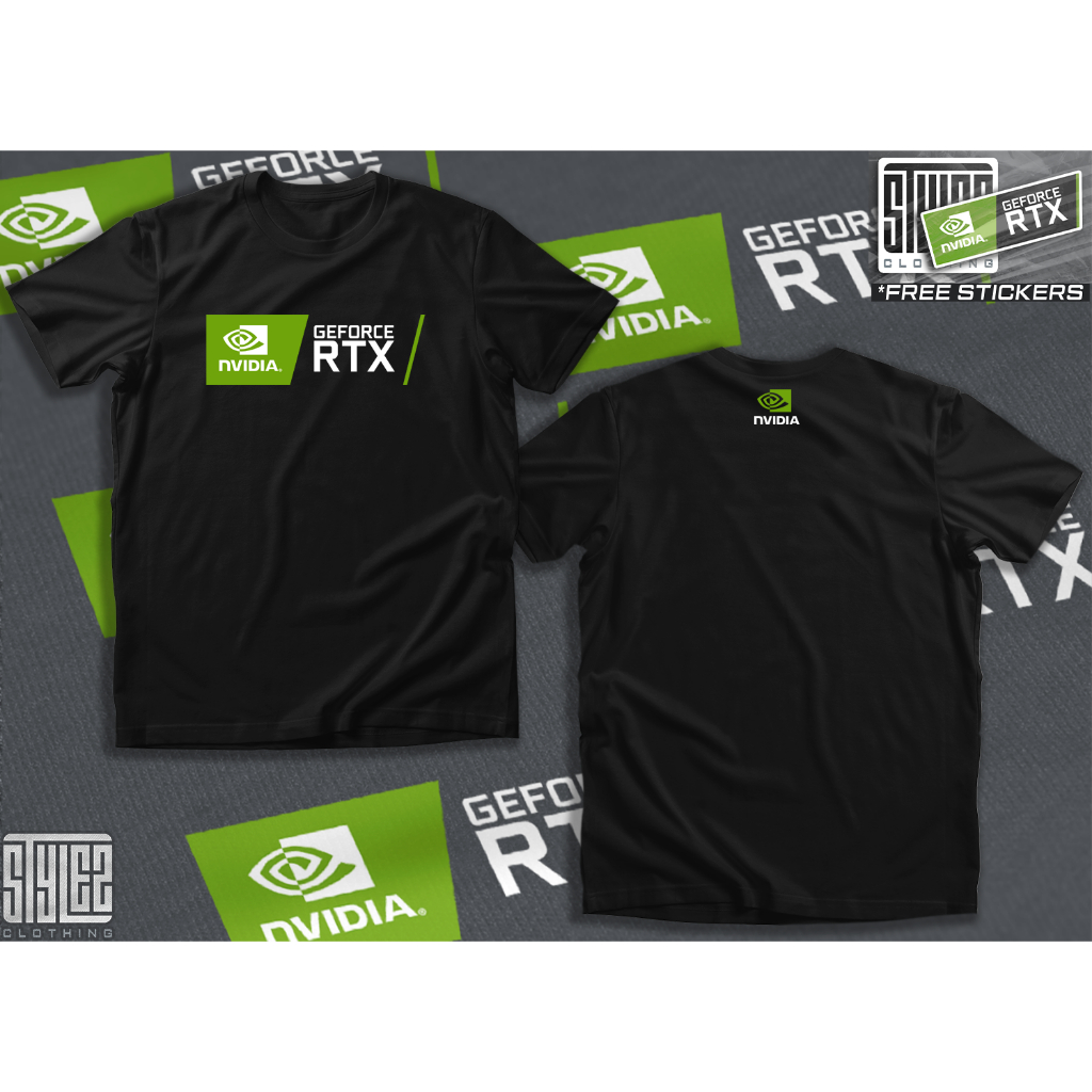 NVIDIA GEFORCE RTX T-SHIRT PCMR | Shopee Philippines