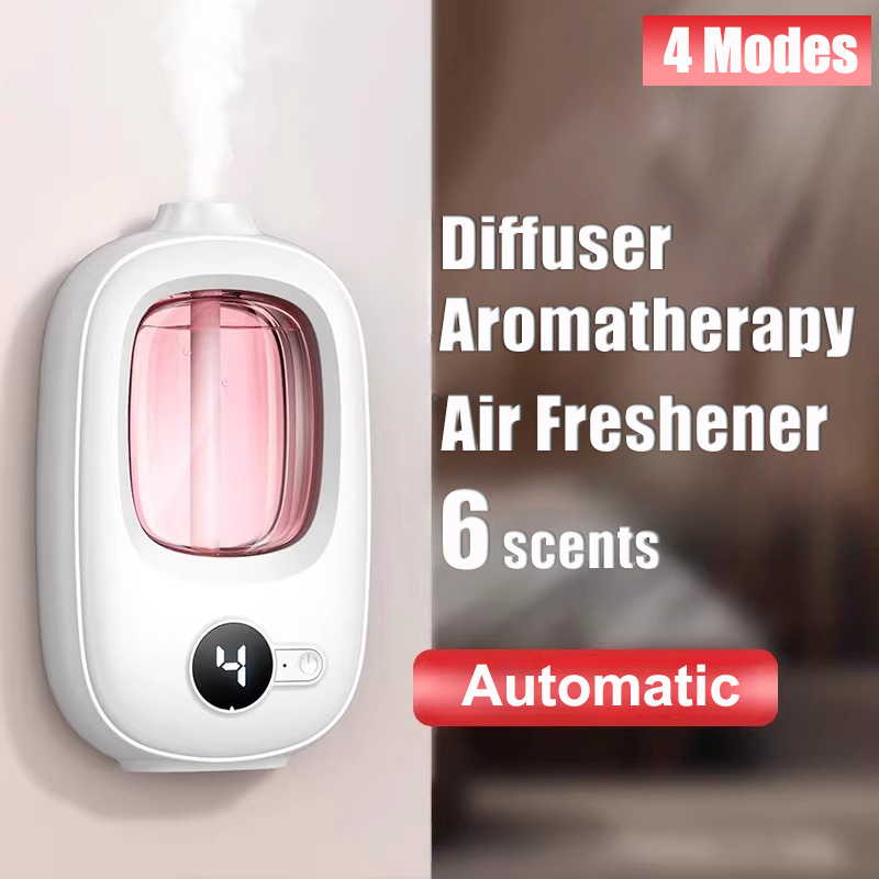 Digital Display Aroma Diffuser Essential Oil Humidifier Rechargeable ...