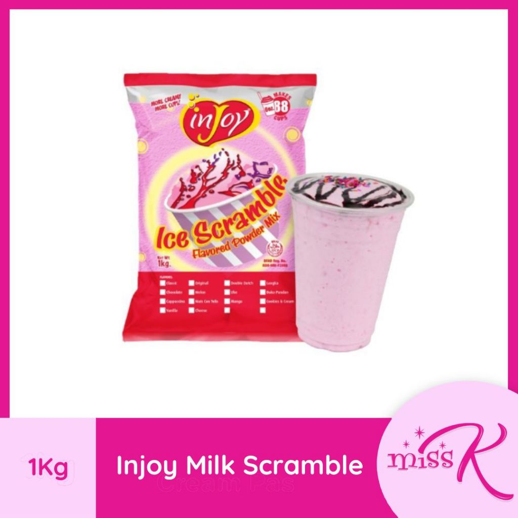 Injoy Ice Scramble | Powdered Mix Drink | 1Kilogram | Shopee Philippines