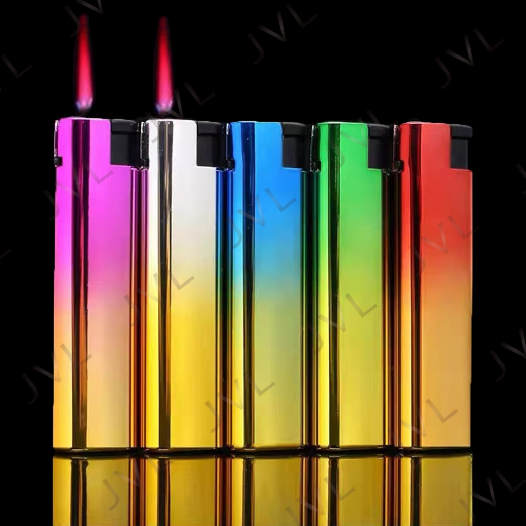5pcs Metal case lighter,Windproof lighter,Metal Gradient Lighter ...