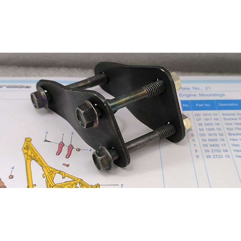 Bracket Engine Hanger Upper CT100 CT100B with Bolt Nut Genuine | Shopee ...