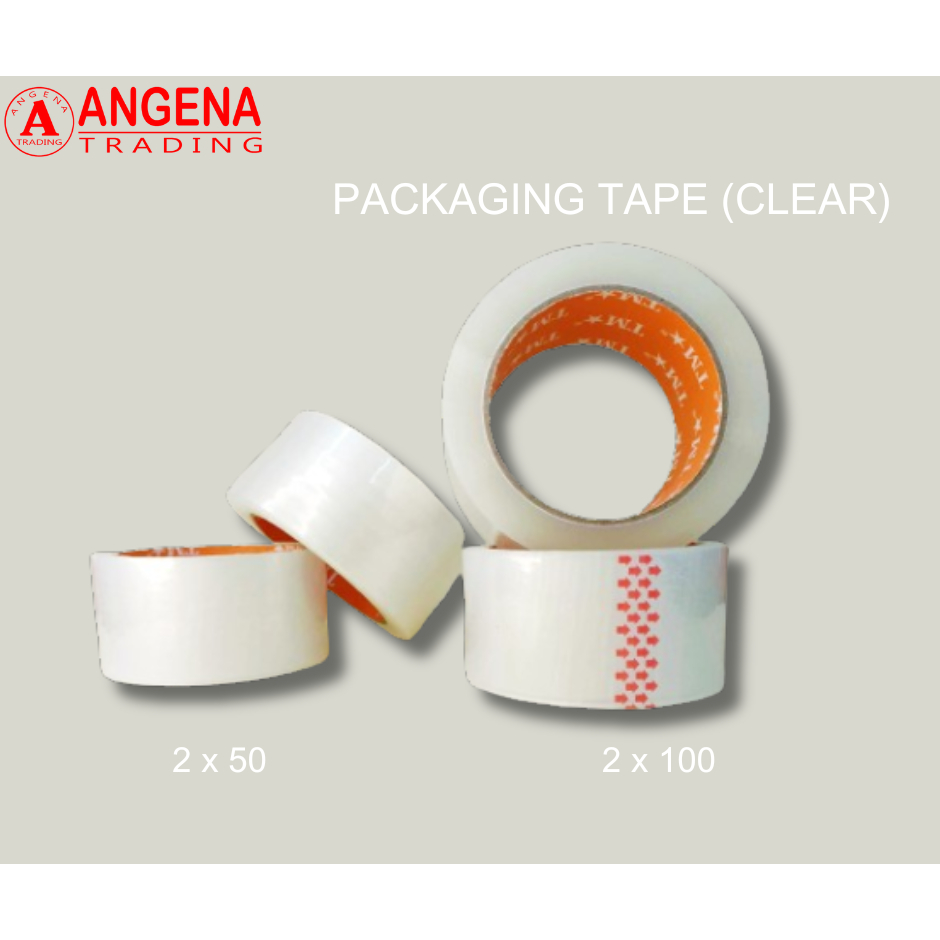 Packaging Tape 2 x 50/ 2 x 100 Clear (Tm) | Shopee Philippines